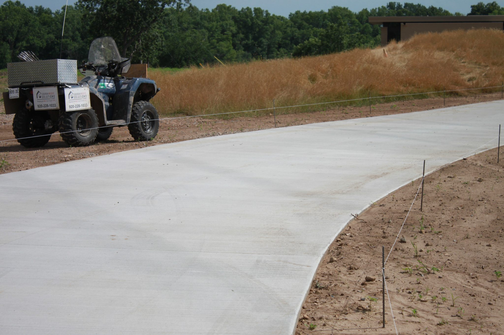 Goose Fencing Installed | Suburban Wildlife Solutions, LLC